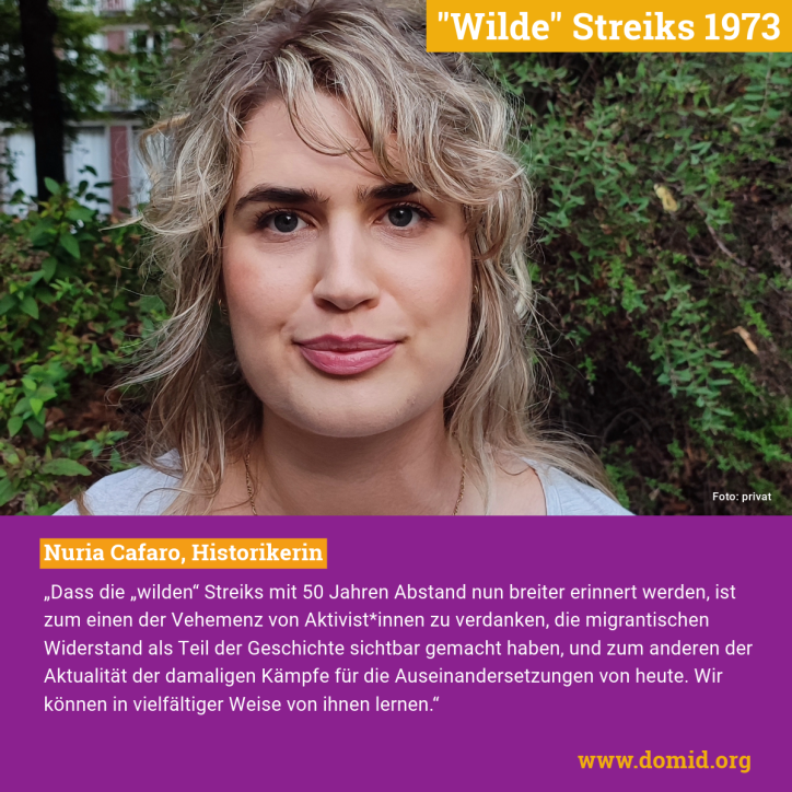 Sonderseite: "Wilde" Streiks 1973 | DOMiD | Dokumentationszentrum und Museum über die Migration ...